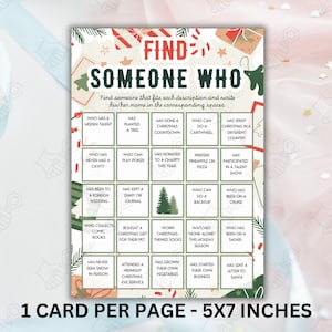 Get to Know You Bingo, Find Someone Who Bingo, Find the Guest Bingo ...