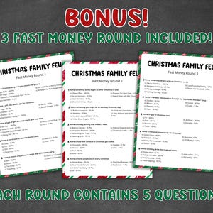 Christmas Friendly Feud Game, Printable Christmas Game, Christmas Party ...