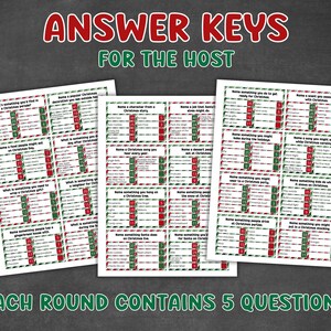 Christmas Friendly Feud Game, Printable Christmas Game, Christmas Party ...