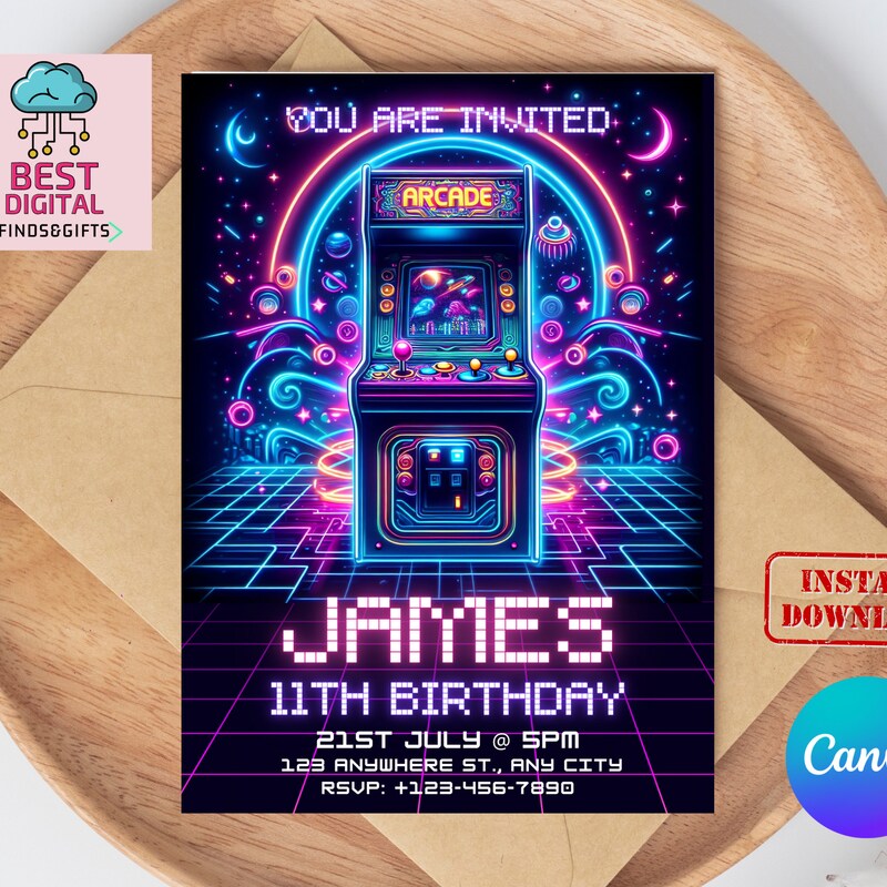 Timezone Birthday Invitation - Etsy Australia