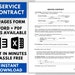 Service Contract Templates, Service Contract Form, Service Contract ...