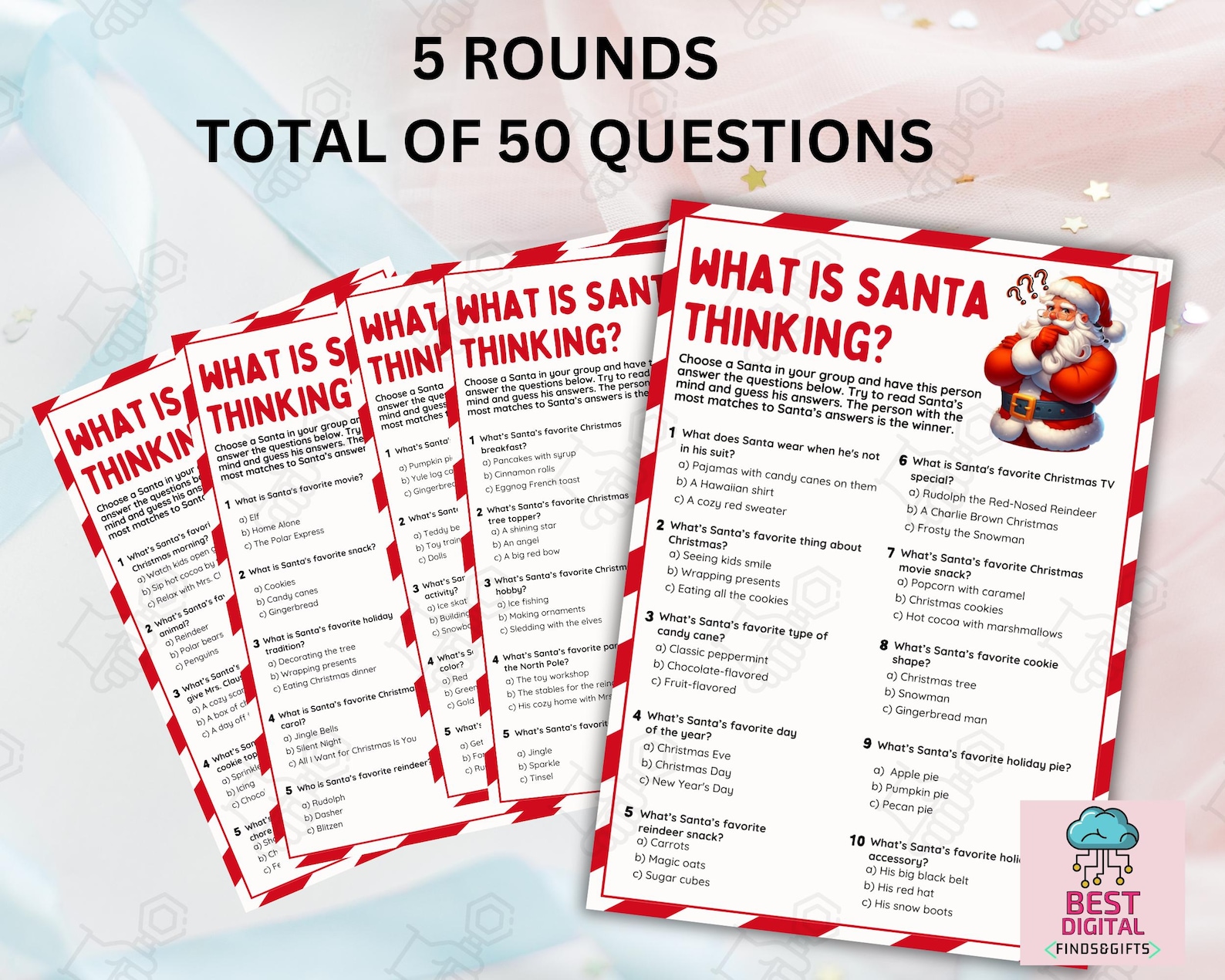 Fun Christmas Game for Group of Adults - Christmas Games for Family ...