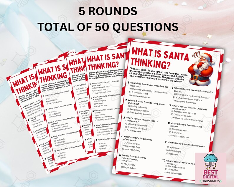 Fun Christmas Game for Group of Adults - Christmas Games for Family ...