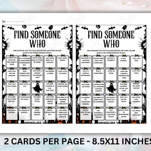 Get to Know You Bingo, Find Someone Who Bingo, Find the Guest Bingo ...