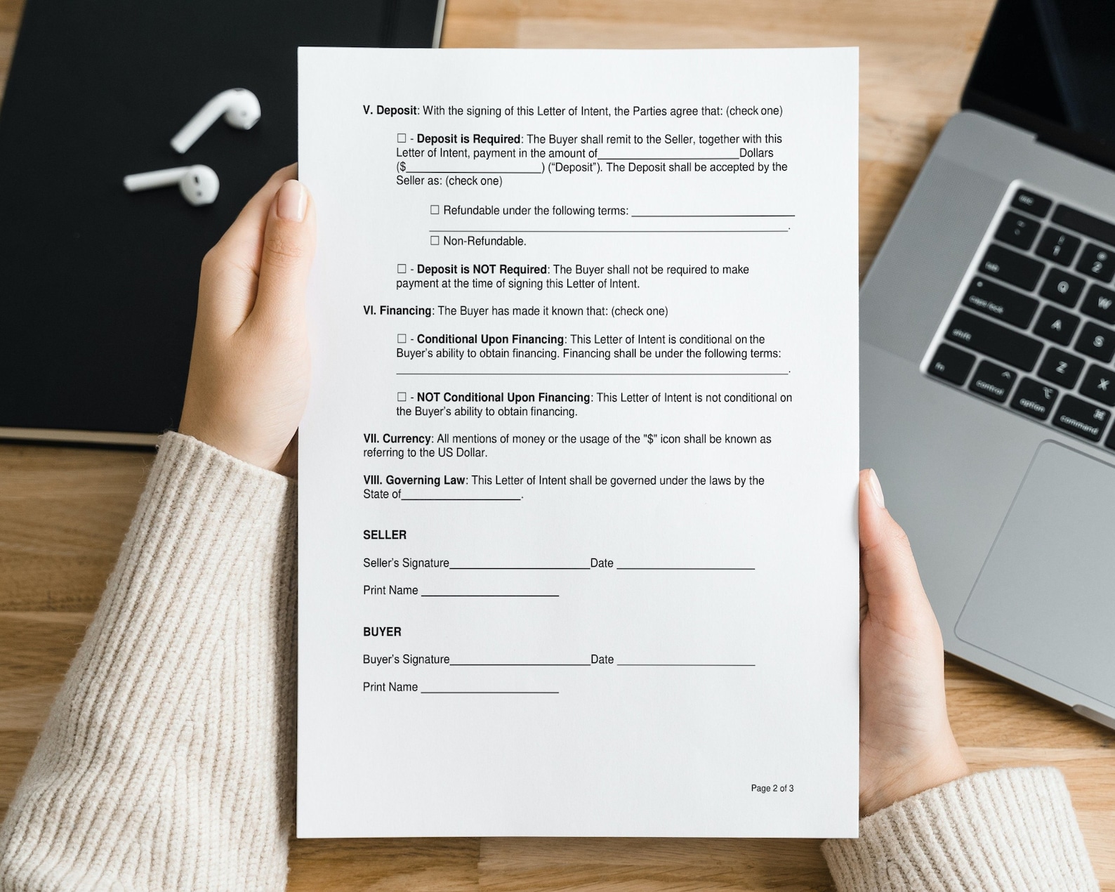 Letter of Intent, Letter of Intent (LOI), Letter of Intent (LOI) Forms ...