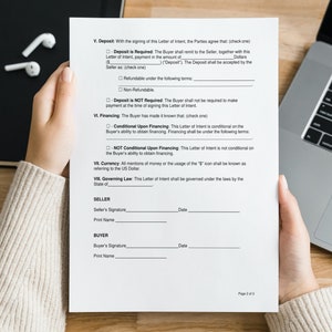 Letter of Intent, Letter of Intent (LOI), Letter of Intent (LOI) Forms ...