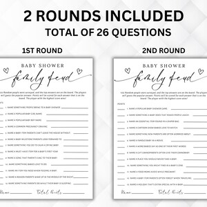 Baby Family Feud | Baby Shower Games Printable | Family Feud Game ...