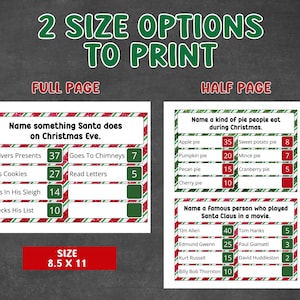 Christmas Friendly Feud Game, Printable Christmas Game, Christmas Party ...