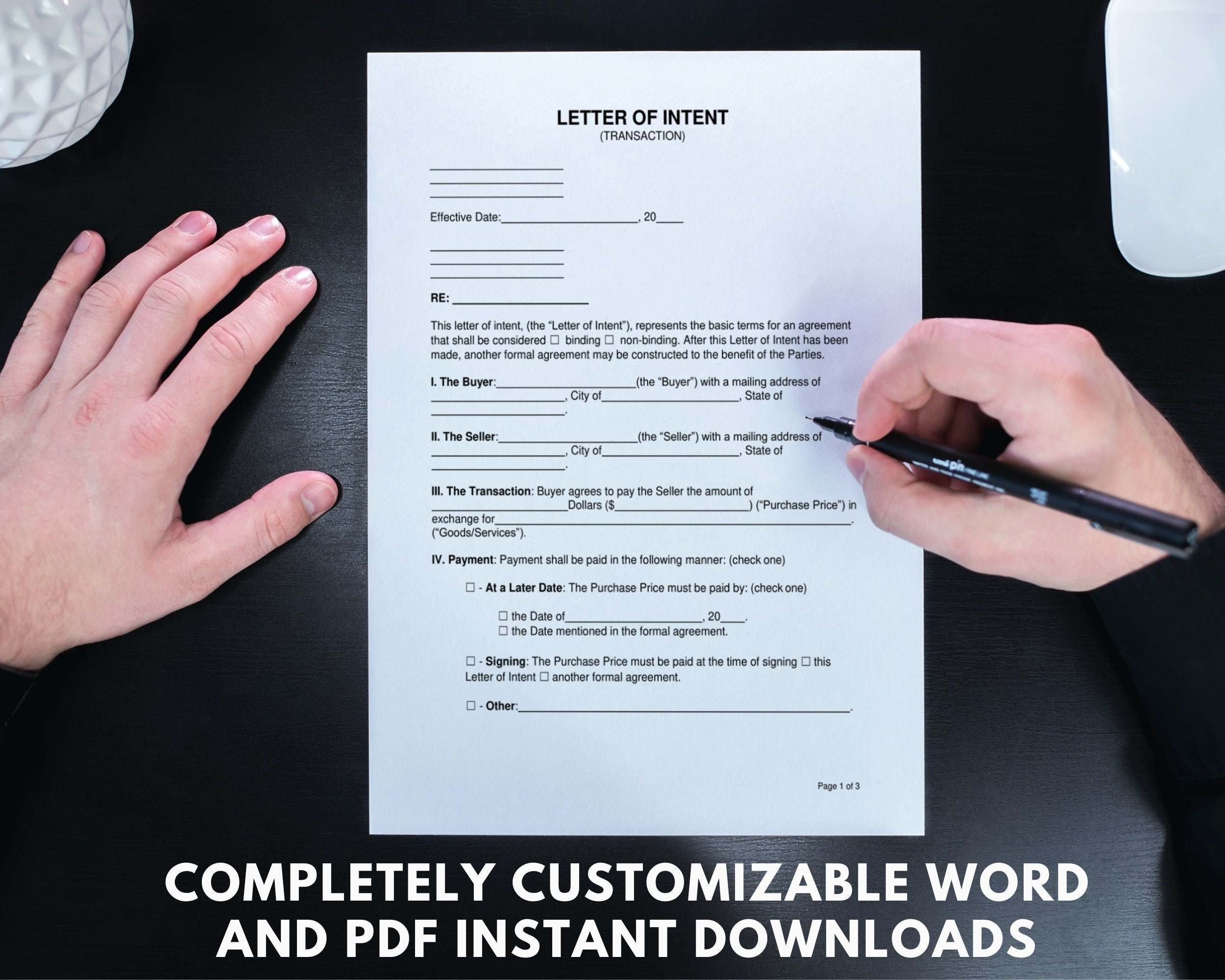 Letter of Intent, Letter of Intent (LOI), Letter of Intent (LOI) Forms ...