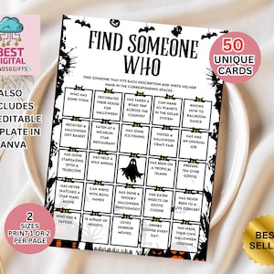 Get to Know You Bingo, Find Someone Who Bingo, Find the Guest Bingo ...