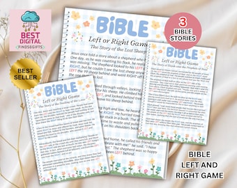 Bible Games, Left or Right Bible Game, Womens Ministry Games, Bible ...