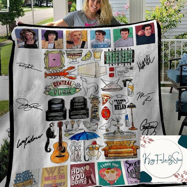 Friends Blanket Tv Show - Etsy