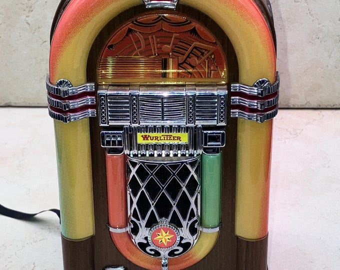 Vintage 1986 Beetland Wurlitzer Jukebox Cassette Player Fully ...