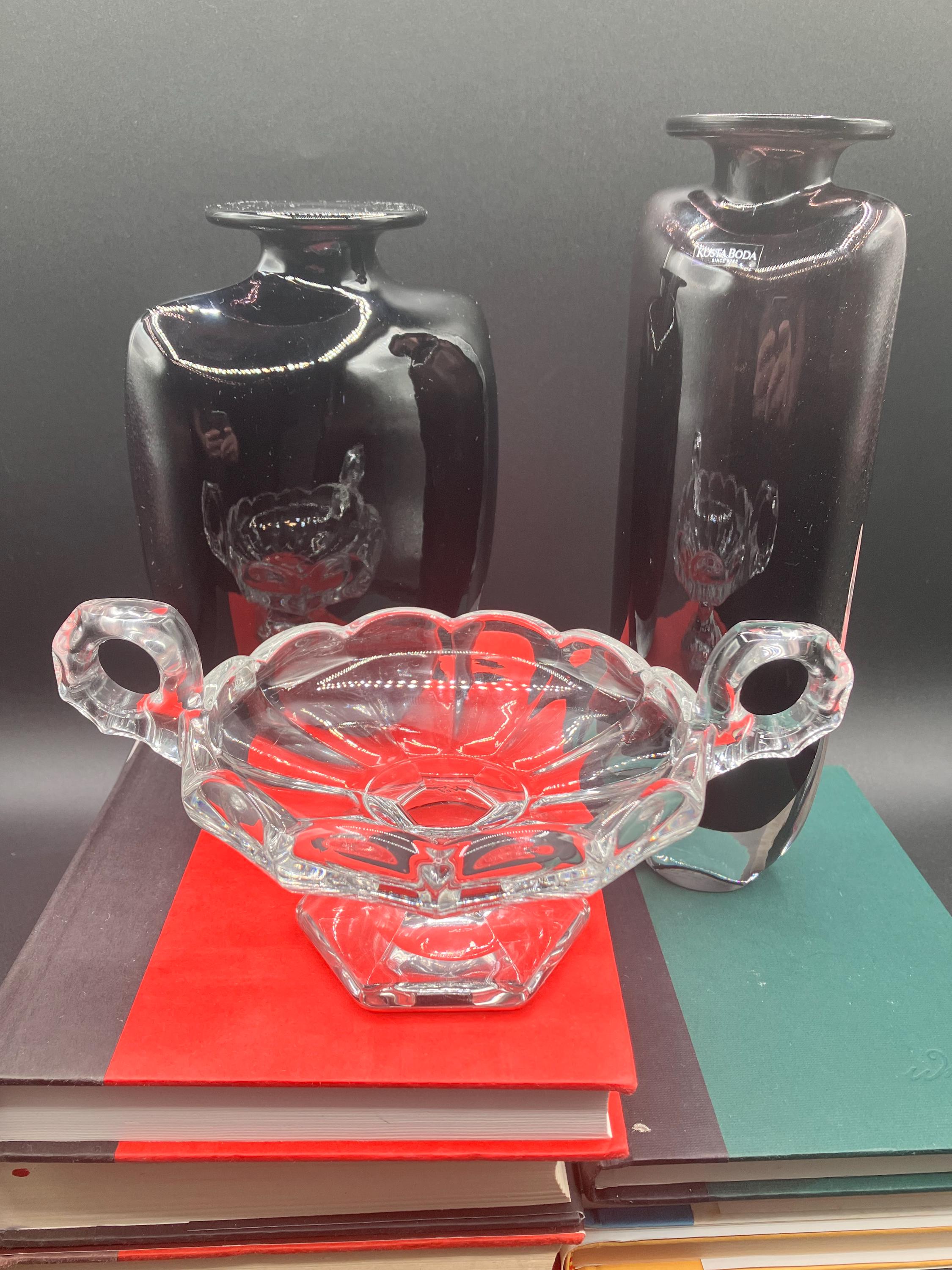 Antique Edwardian Heisey Peerless Pattern Twin Handle Bonbon Dish ...