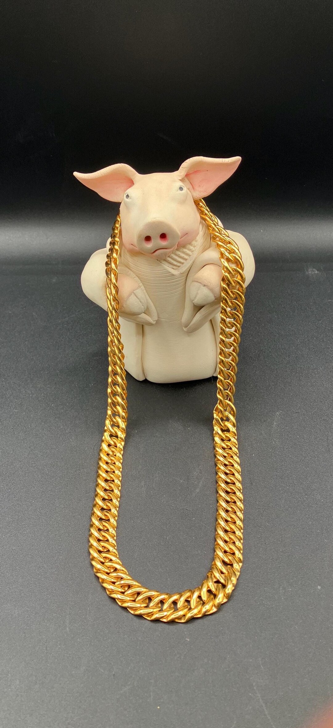 1990’s Napier Double Link Curb Style Necklace Hinged Clasp - Etsy