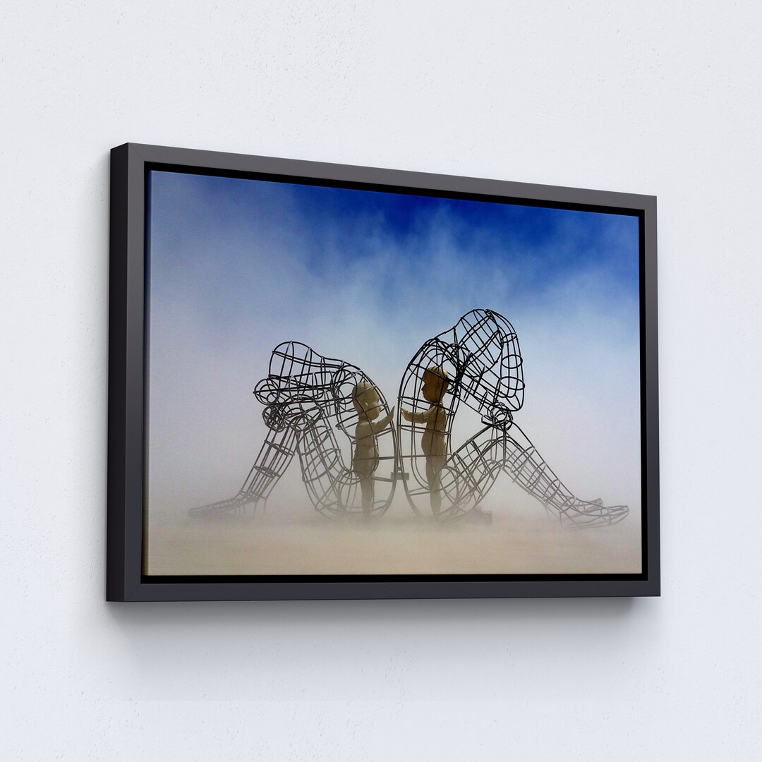 Alexander Milov Love Canvas, Two People Turning Their Backs on Each ...