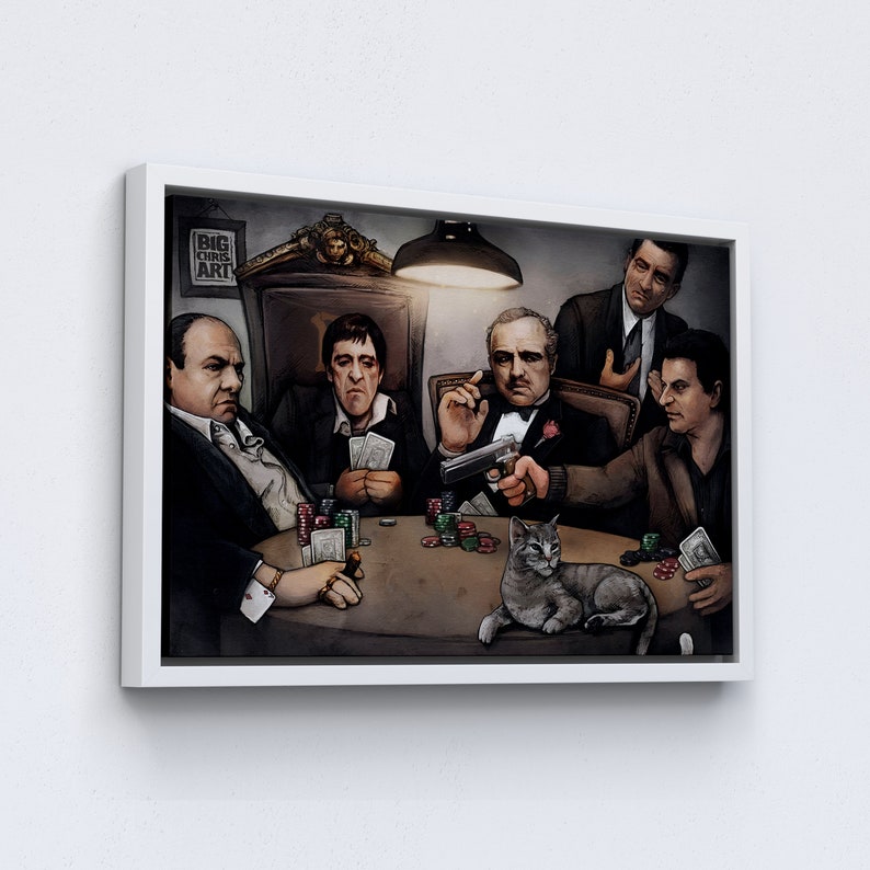 Famous Gangsters Canvas Wall Art, the Best Gansters Poster, Gangster ...