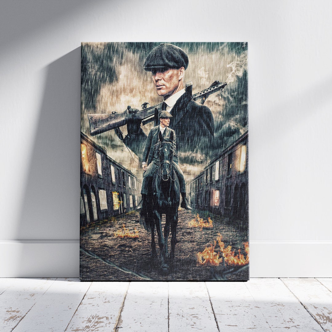 Peaky Blinders Wall Decor, Thomas Shelby Wall Hangings, Horse Man Home ...