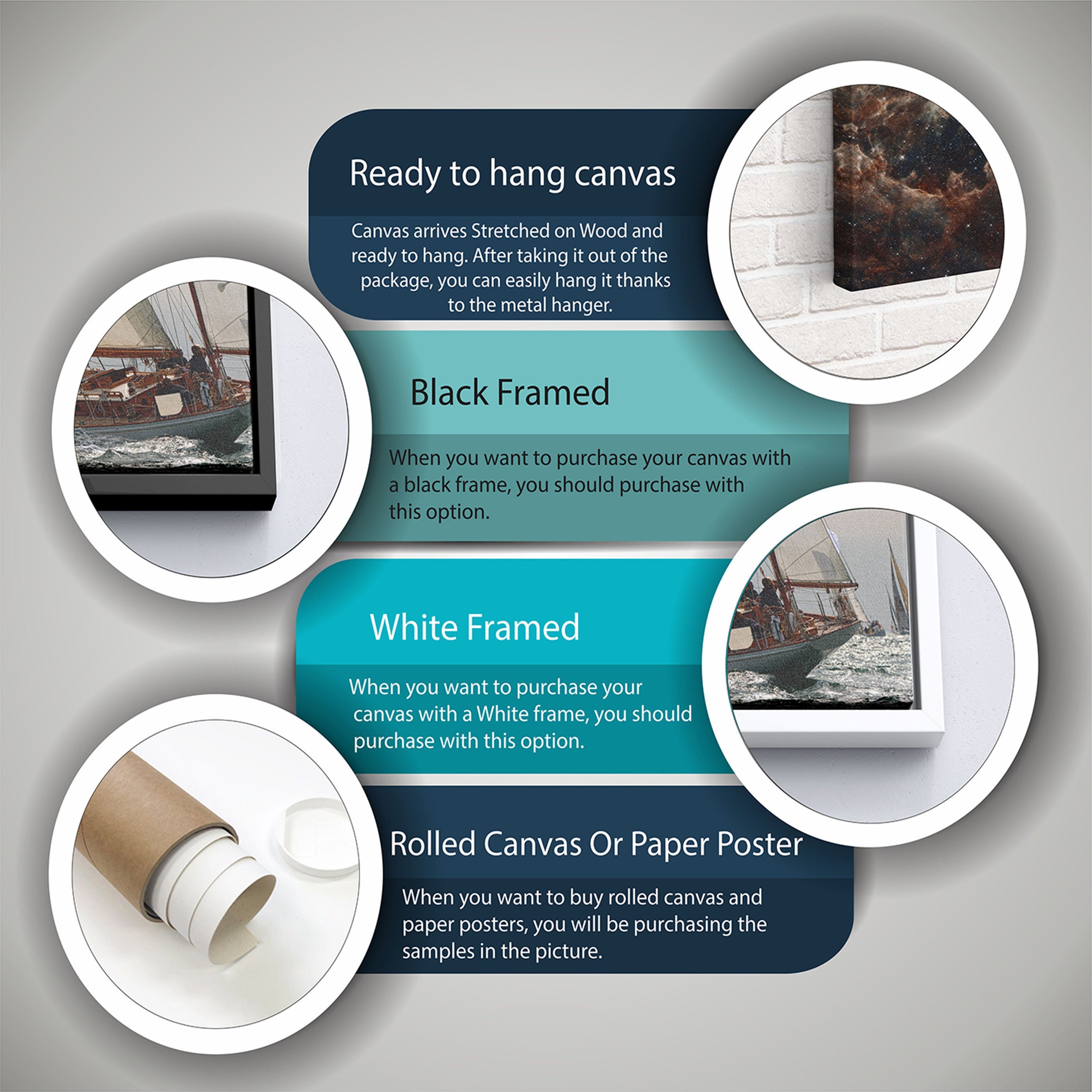 Sea Beach Ocean White Sand Canvas Wall Art, Beach Canvas Wall Decor, Framed Art, Poster or ...