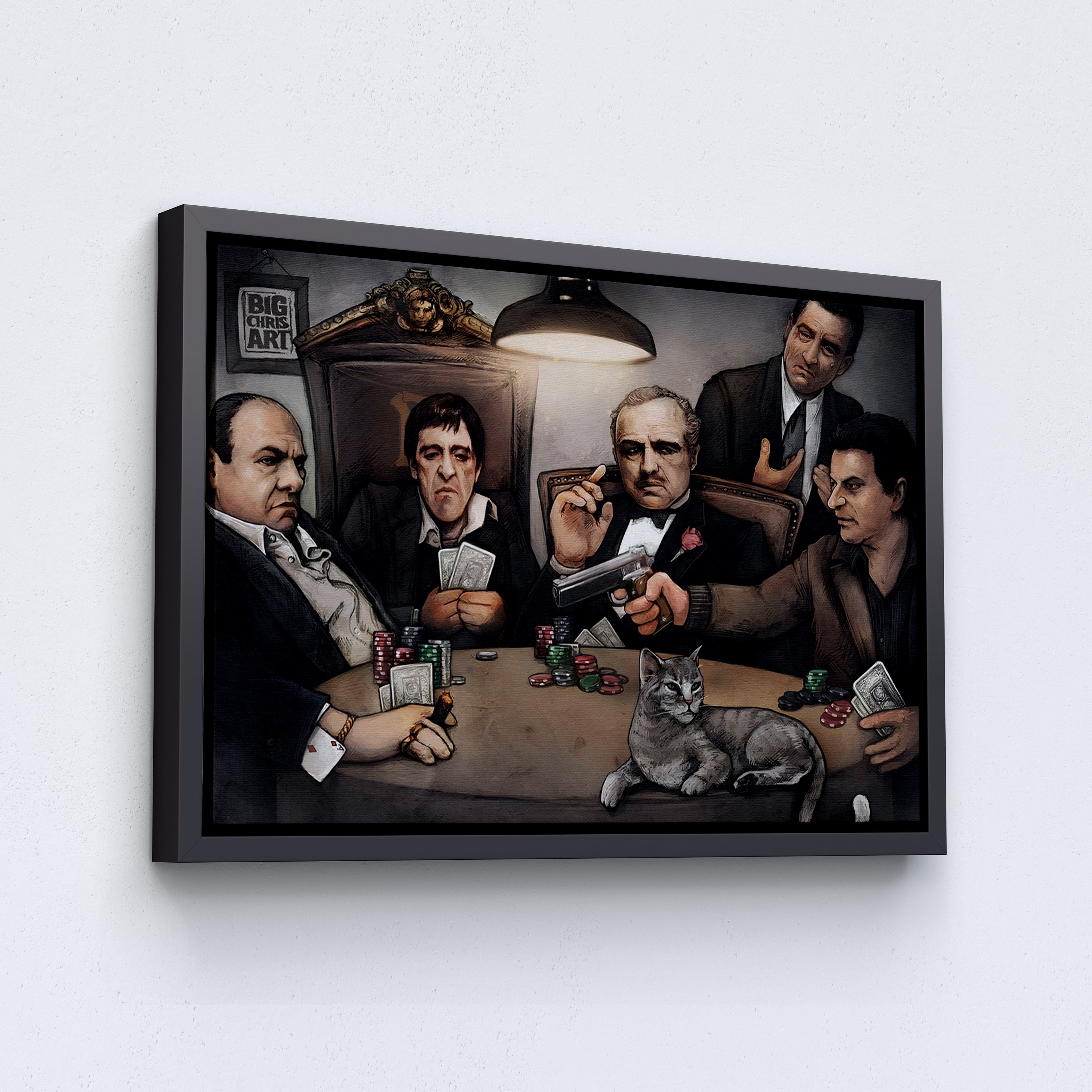 Famous Gangsters Canvas Wall Art, the Best Gansters Poster, Gangster ...