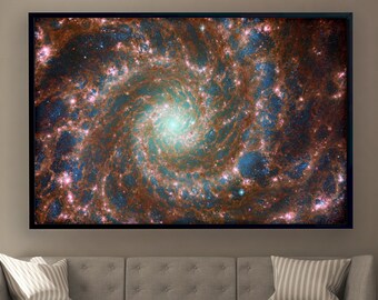 James Webb NASA Space Telescope Phantom Galaxy Messier 74 M74 Space ...