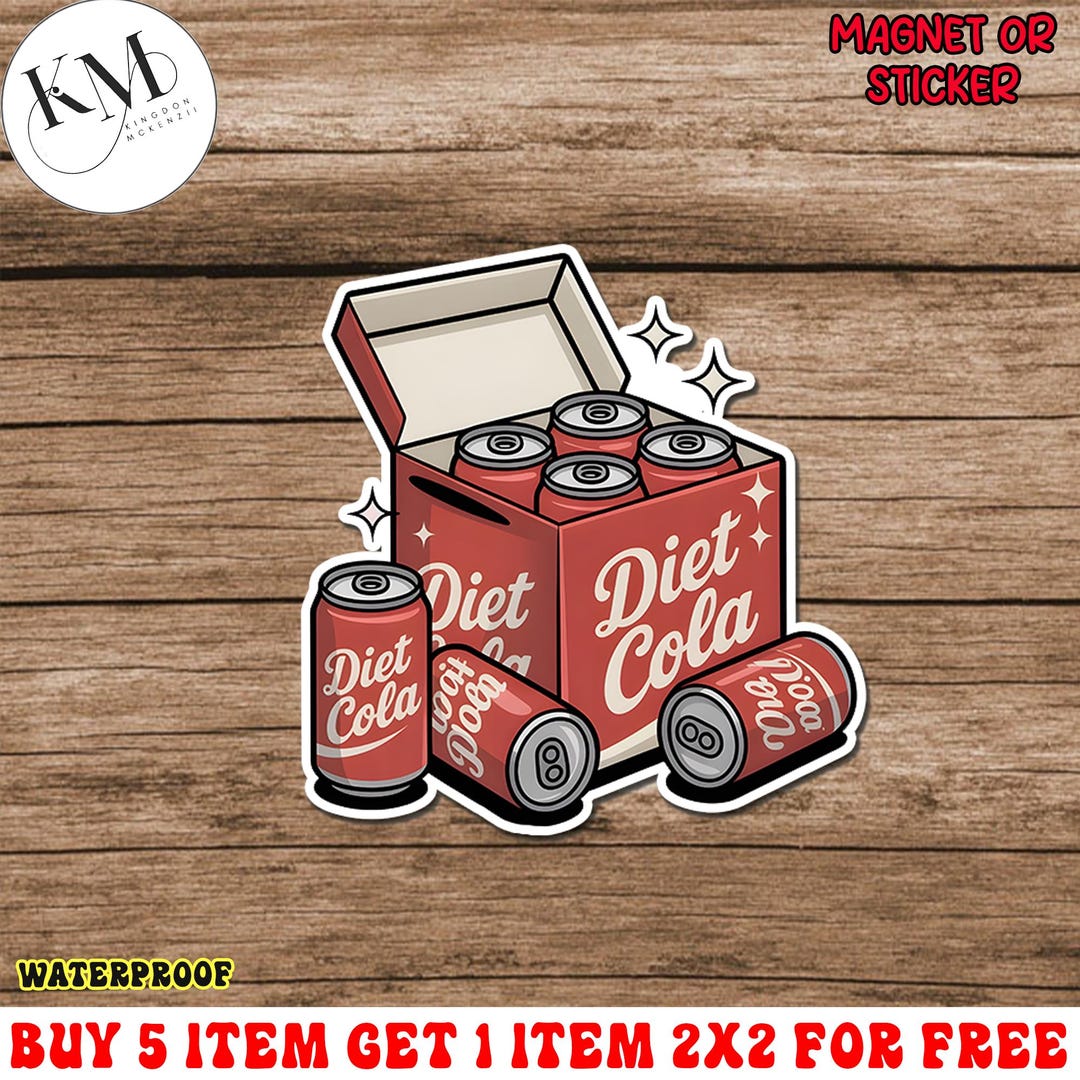 Diet Coke Cigarettes Sticker | Soda Addiction Humor | Caffeine Habit ...