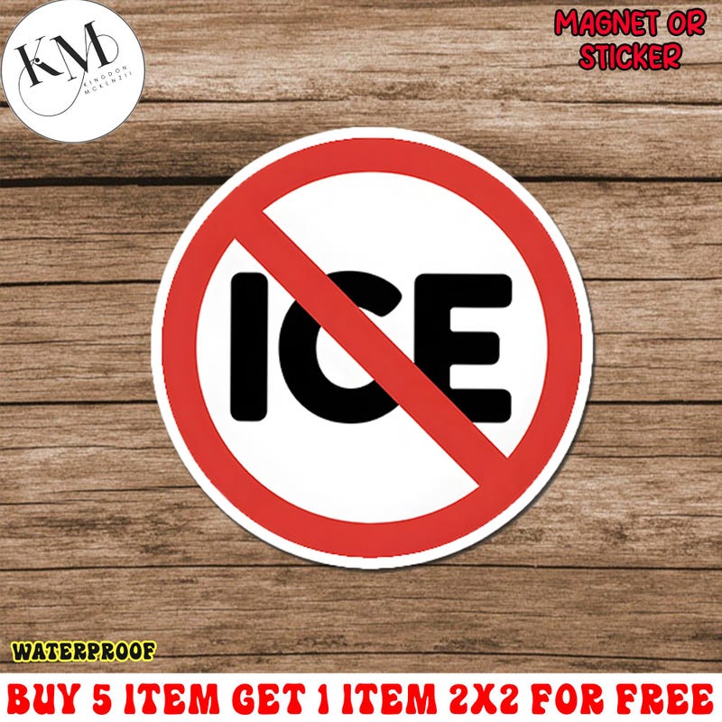Anti Ice Bumper Stickers - Etsy