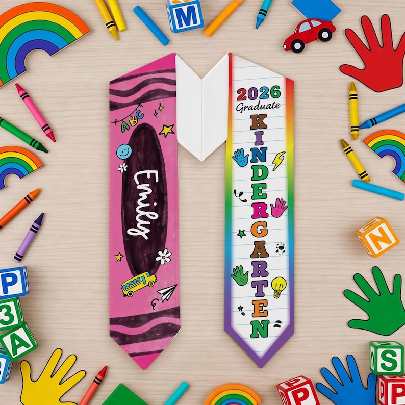 Personalized Kid Pencil Boy Girl Pre-k Grad Gift, Custom Name Preschool ...