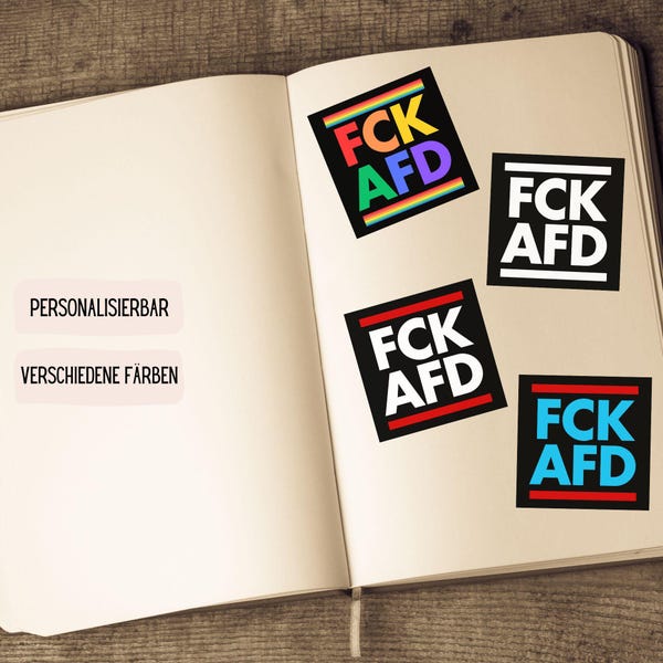 Fck afd sticker - Etsy.de