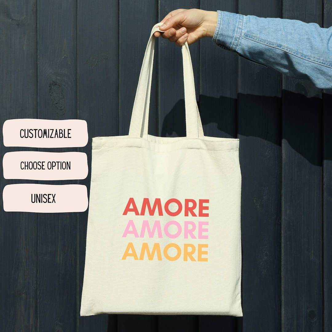 Amore Amore Amore Tote Bag Love is Love Shopping Bag Love Meme Tik Tok ...
