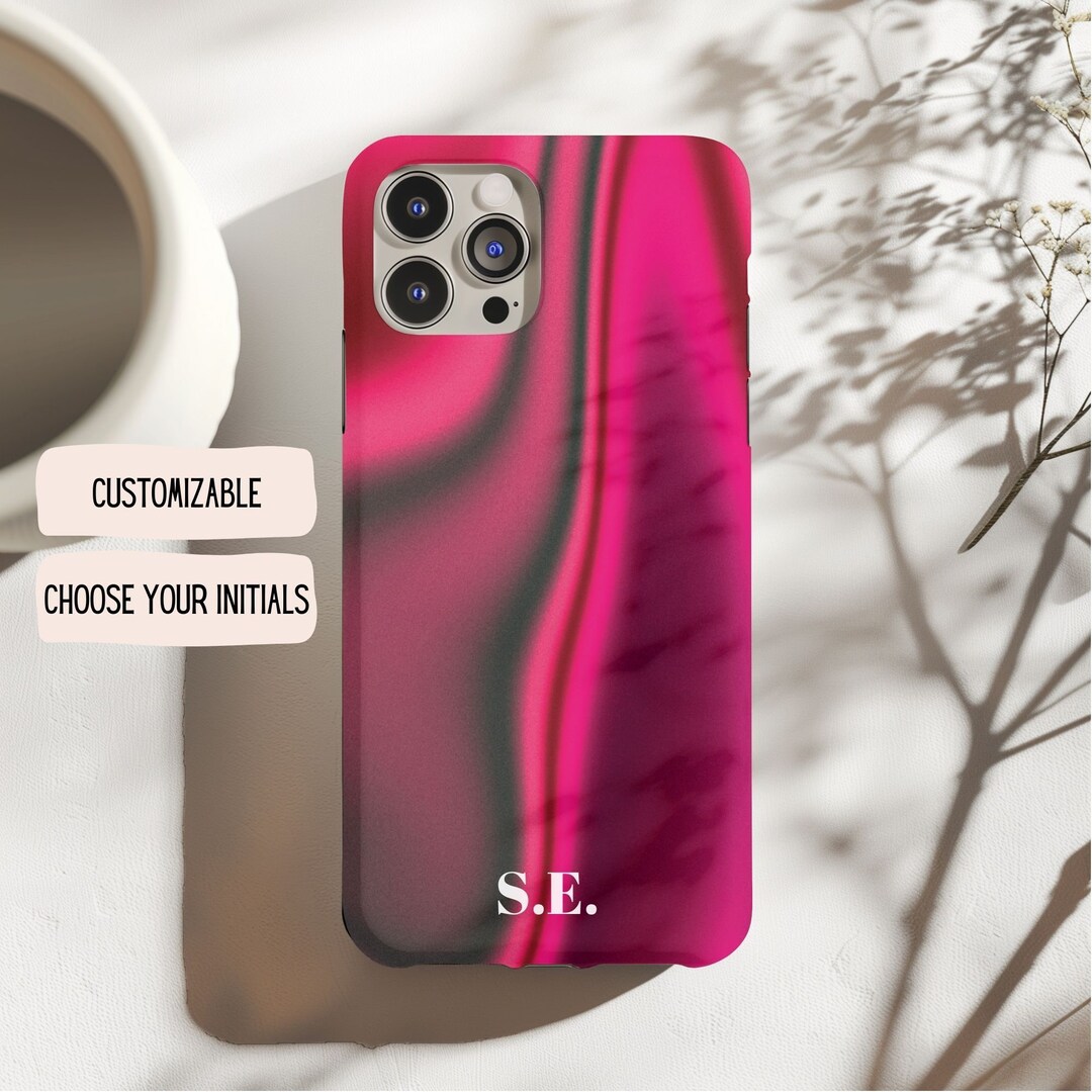 Cell Phone Case Personalized With Initials Gradient Custom Smart Phone ...