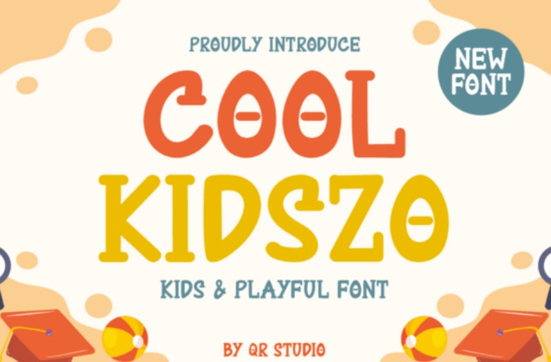 Cool Kidszo Font, Cricut Fonts, Script Font, Casual Font, Modern Font, Fonts for Crafts, Cursive ...