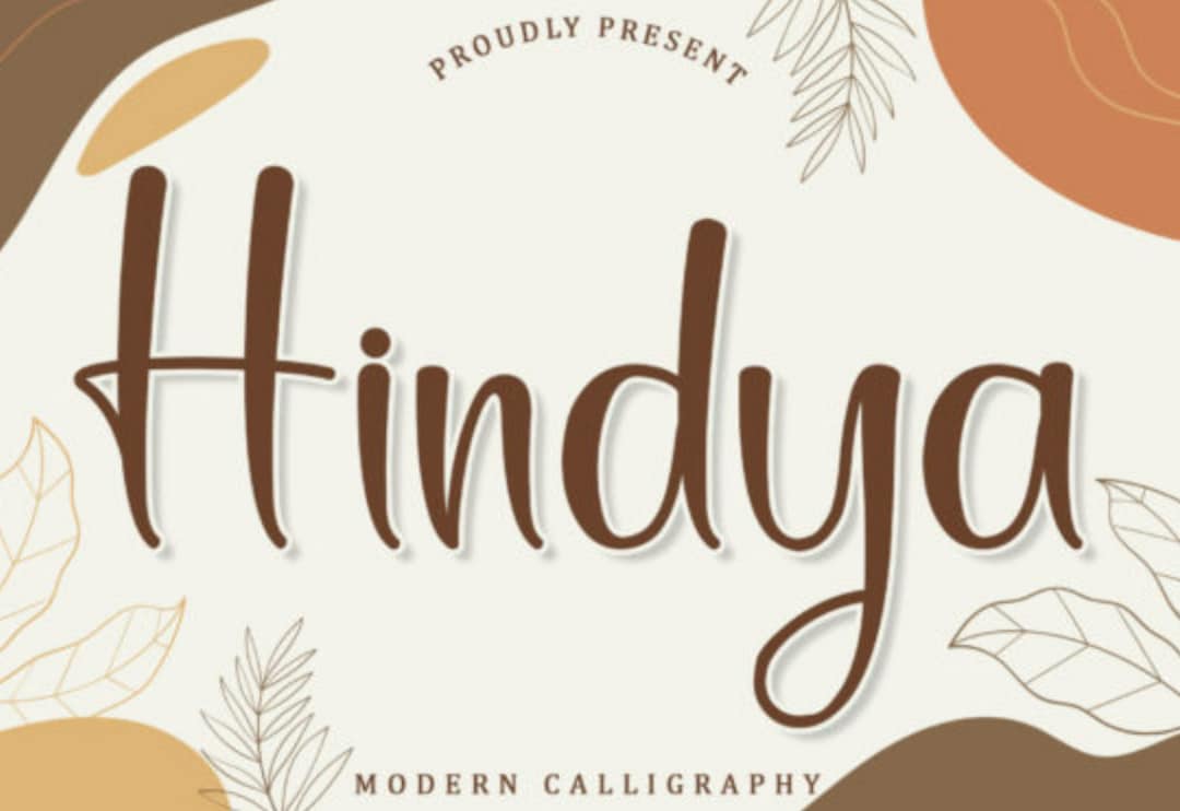 Hindya Font, Casual Font, Wedding Font, Handwritten Font, Cricut Font ...
