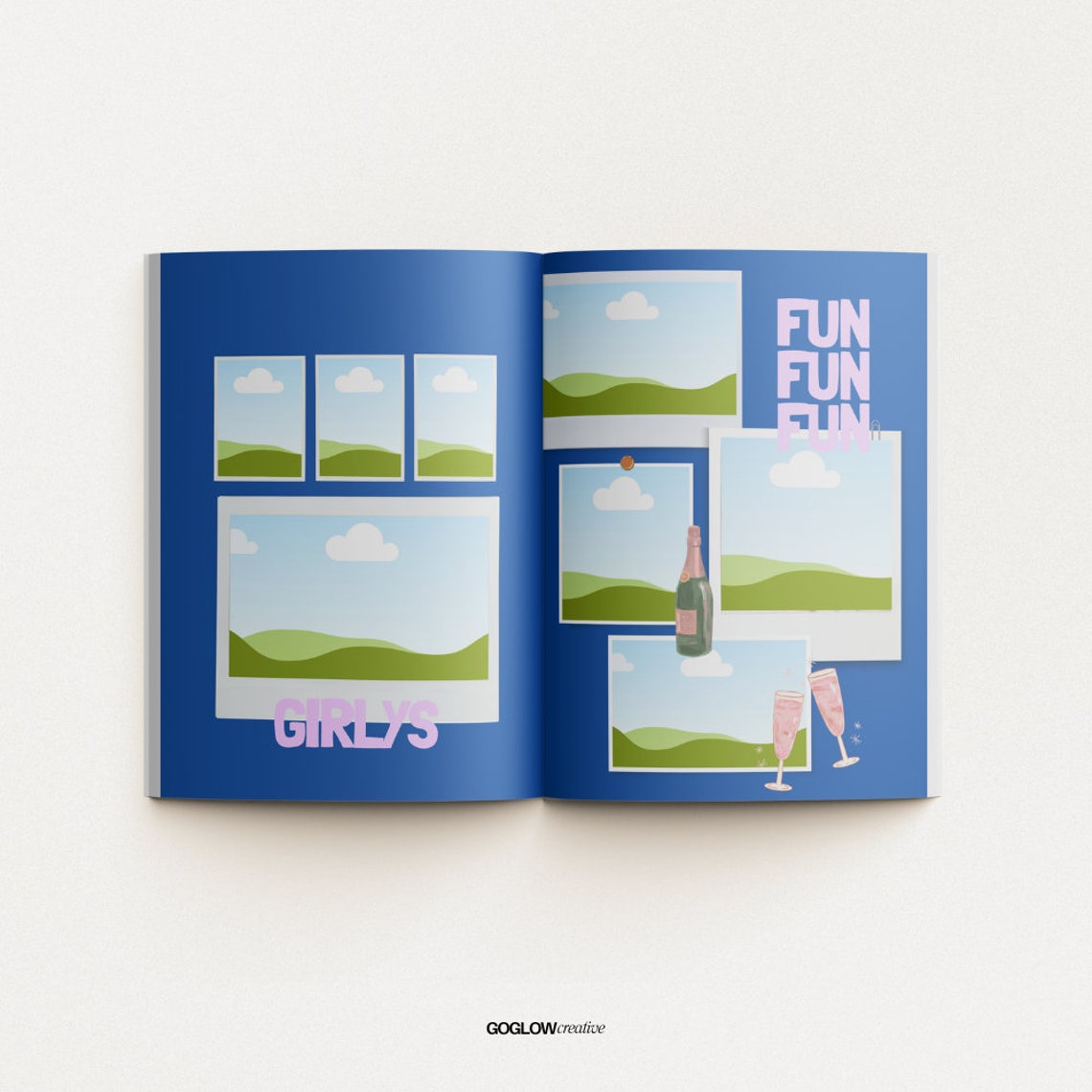 Aanpasbaare Canva tamplate, 21 Diner Boek, Verjaardagboek, Canva ...