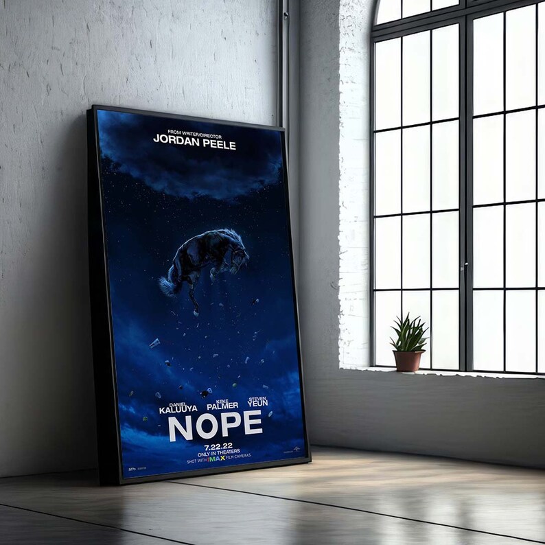 Nope Movie Poster Home Decor Print Painting Wall Decoration Unframed ...