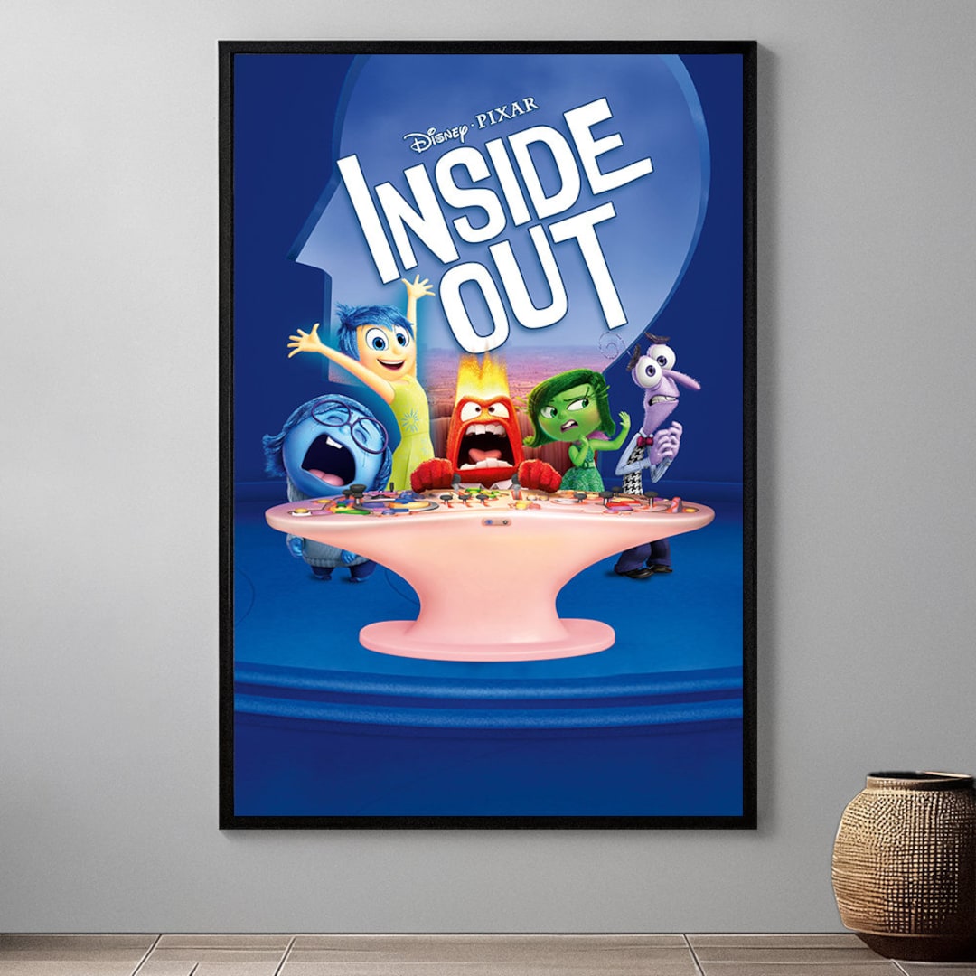 Inside Out 2 Movie Poster Home Decor Print Painting Wall Decoration ...