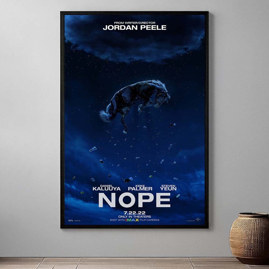 Nope Movie Poster Home Decor Print Painting Wall Decoration Unframed ...