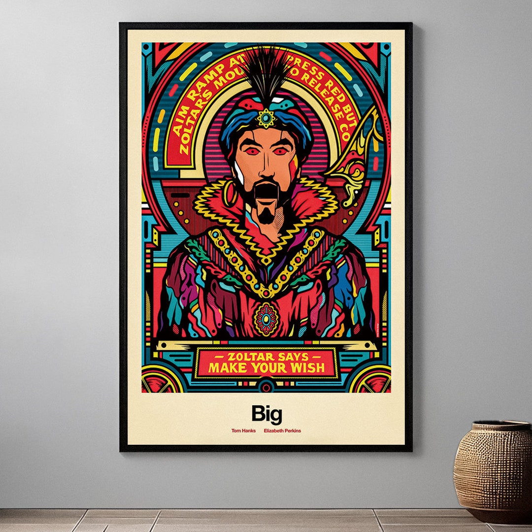 BIG Zoltar Fortune Teller Movie Poster Home Decor Print Painting Wall ...