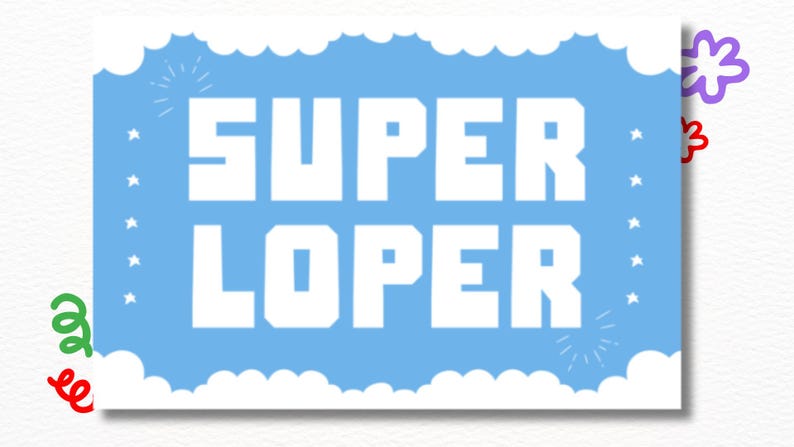 Super Loper Font, Cute Display Font, Chunky Modern Font, Calligraphy ...