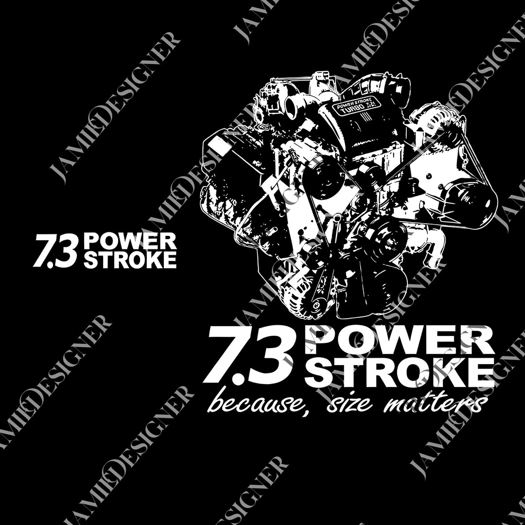 7.3 Power Stroke Png, Powerstroke Png, Mens Diesel Truck Png, Gift for ...