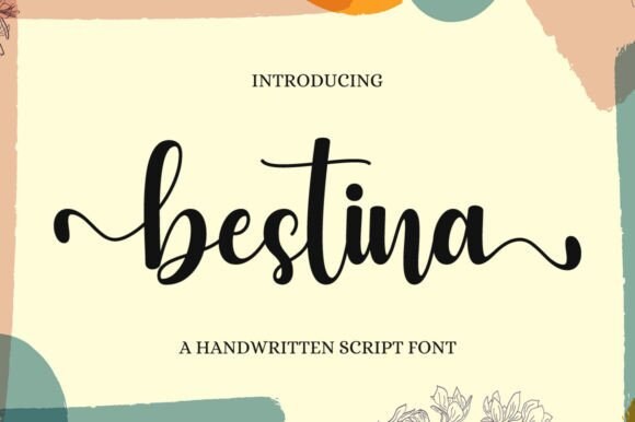 Bestina Font - Etsy