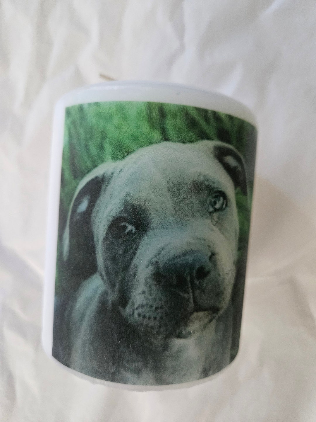 Pitt Bull Puppy Love With This Adorable 3x4 Wax Pillar - Etsy