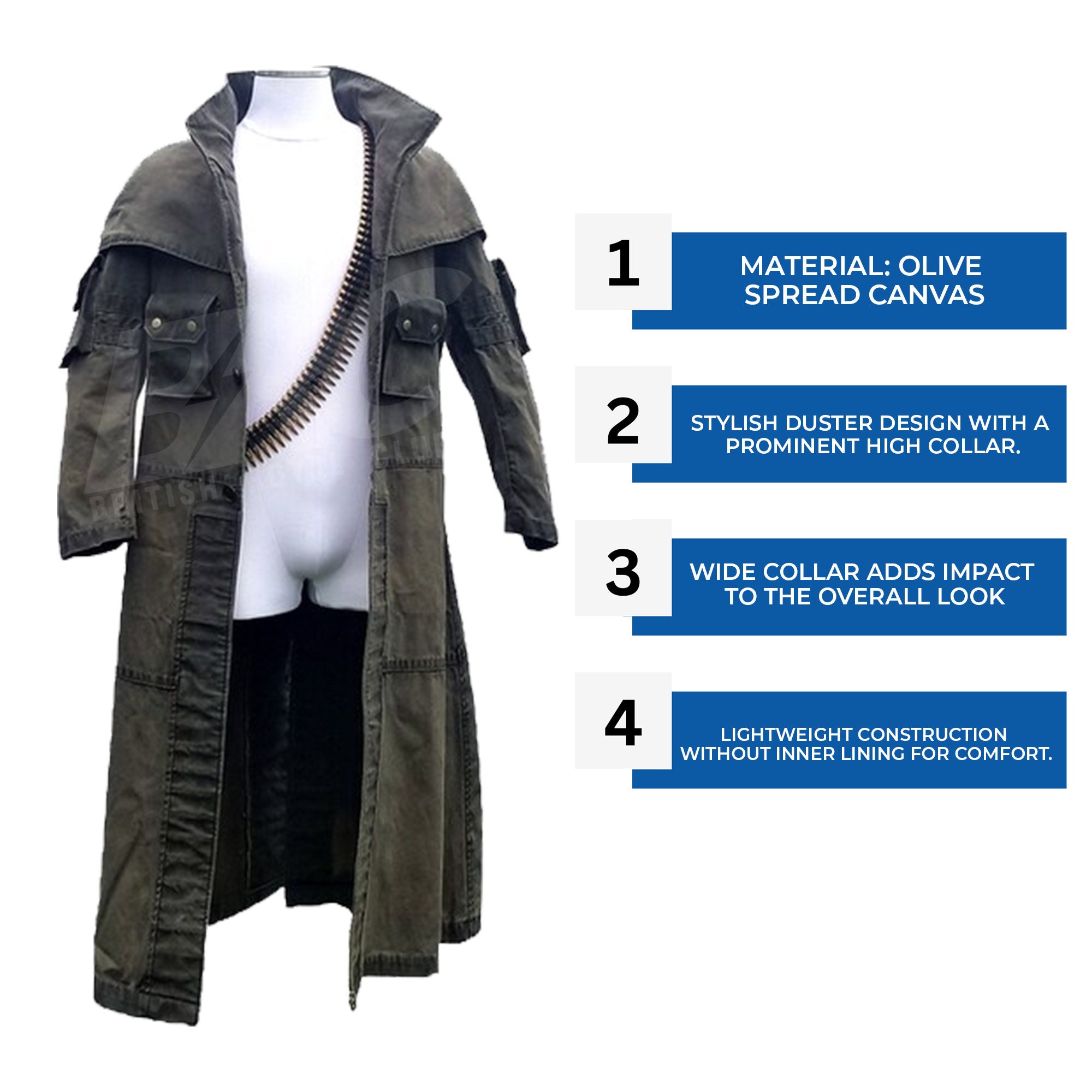 NCR Veteran Ranger Duster Long Coat Handcrafted Canvas Trench Coat - Etsy