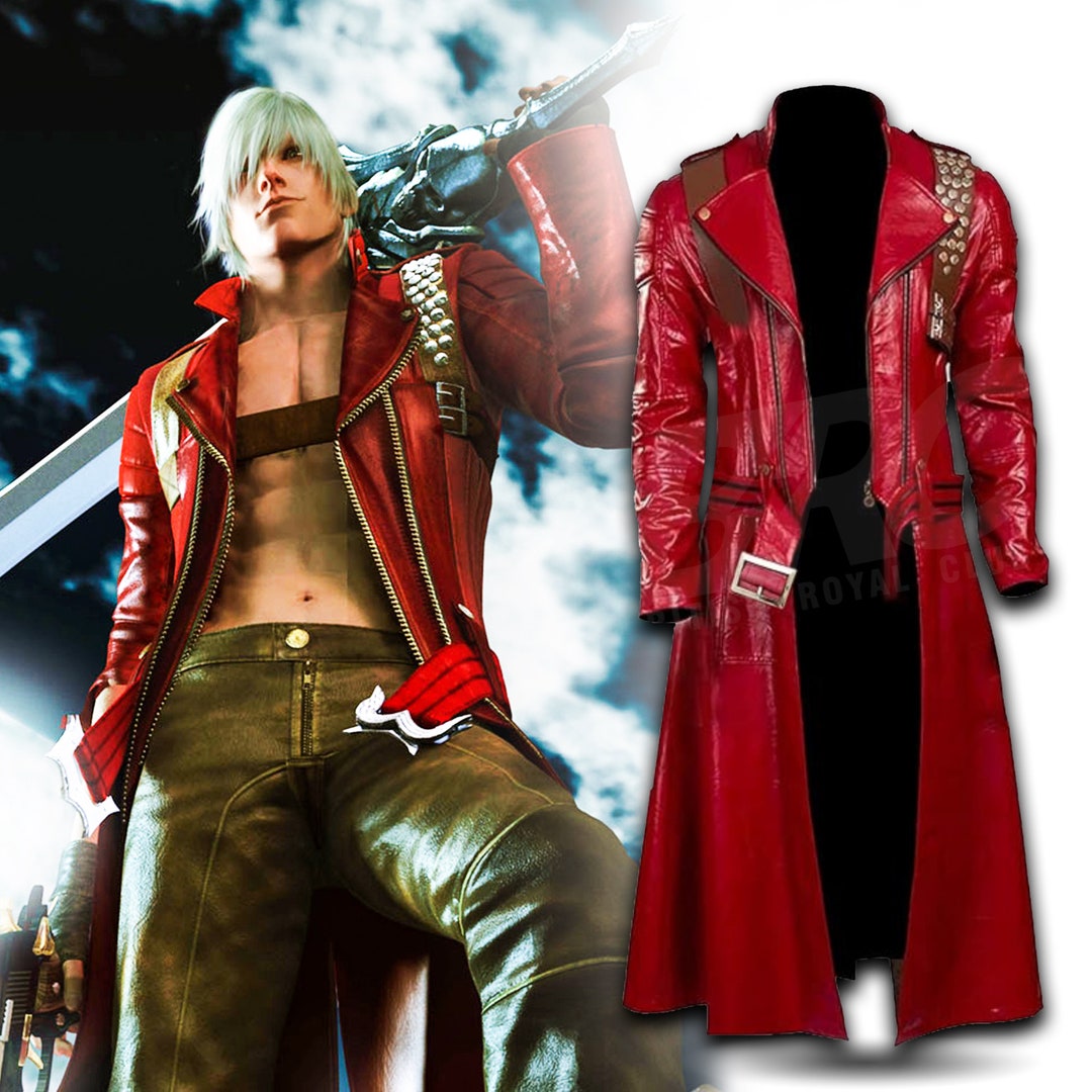 Dante Devil May Cry Cosplay Traje Devil May Cry 3 Abrigo Rojo Traje de ...