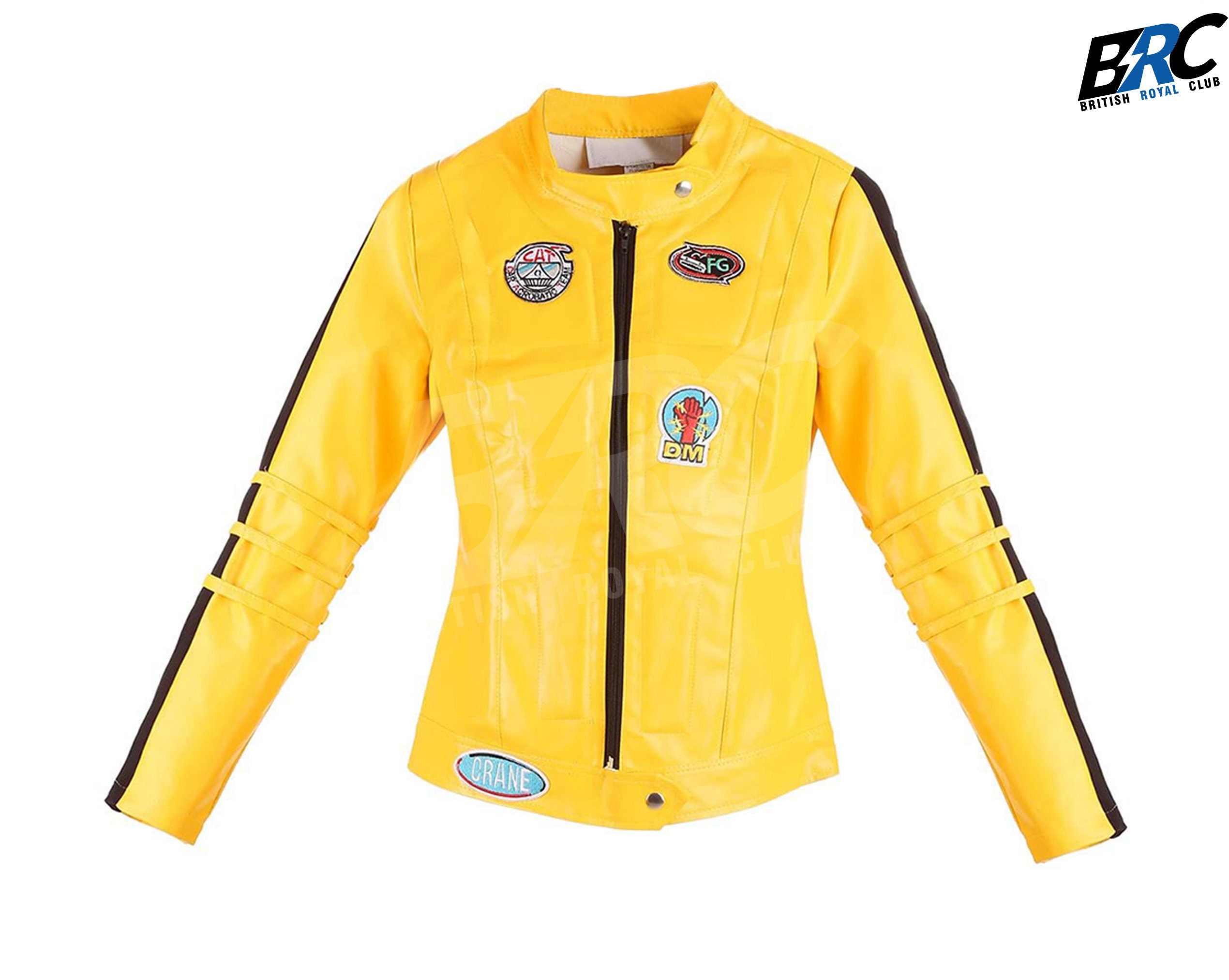 Kill Bill Volume 1 the Bride Yellow Leather Suit Beatrix Kiddo Uma ...