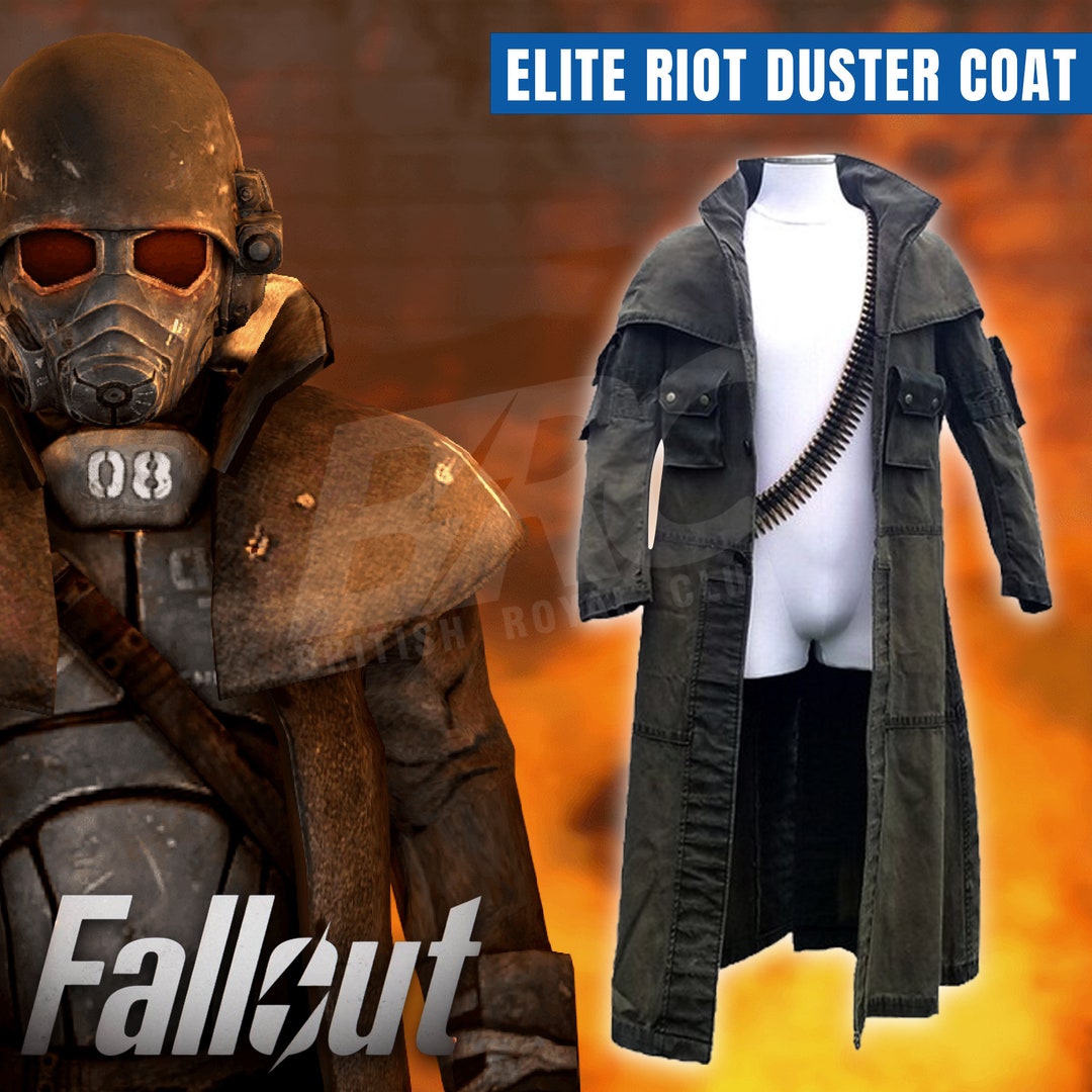 NCR Veteran Ranger Duster Long Coat Handcrafted Canvas Trench Coat - Etsy