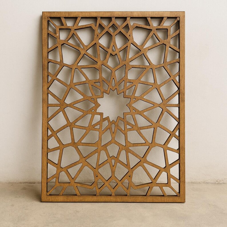 Moroccan Geometric Decorative Panel | Moroccan Geometric Decorative ...