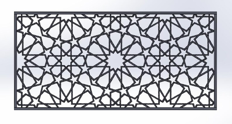 Moroccan Geometric Decorative Panel | Moroccan Geometric Decorative ...