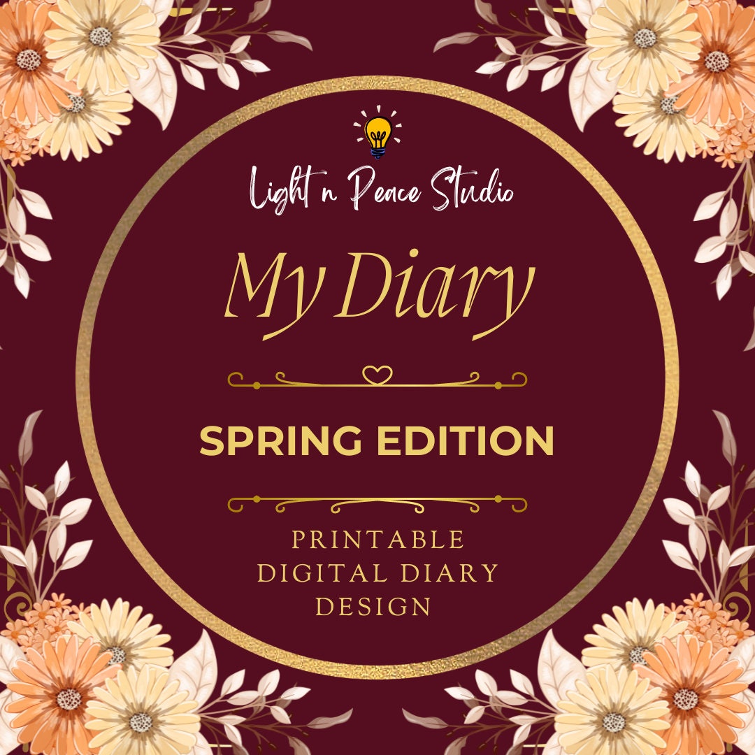 Printable Diary Spring Edition - Etsy