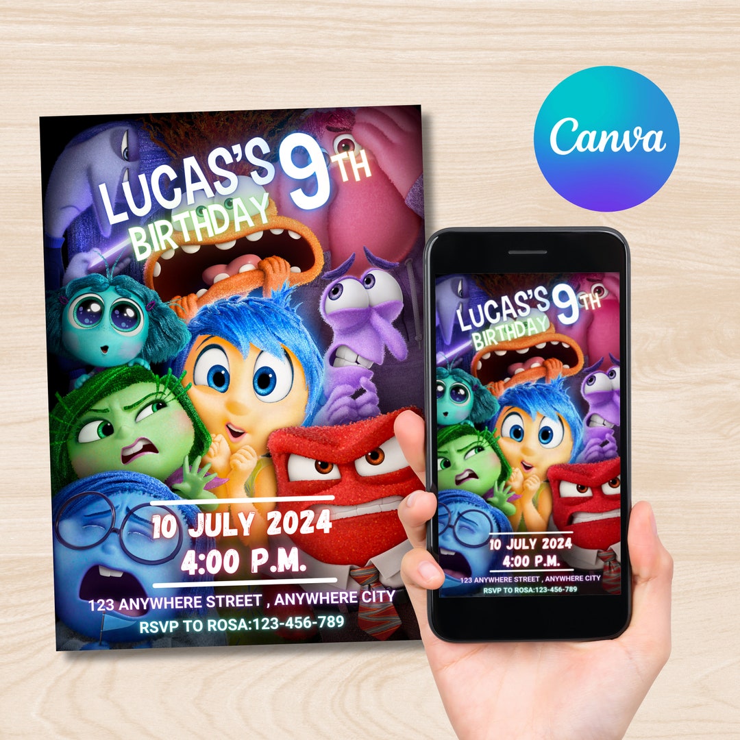 Inside Out 2, cumpleaños de Inside Out 2, película de Inside Out 2 ...